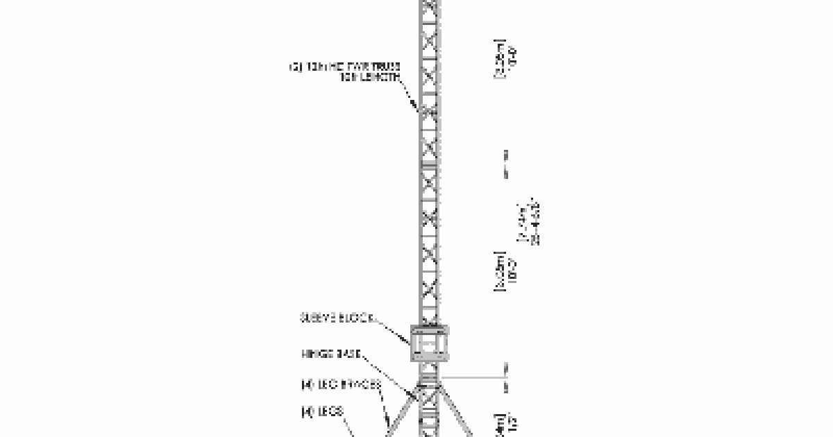 ACS Sound and Lighting | Ground Support Truss Tower Assembly - 12"