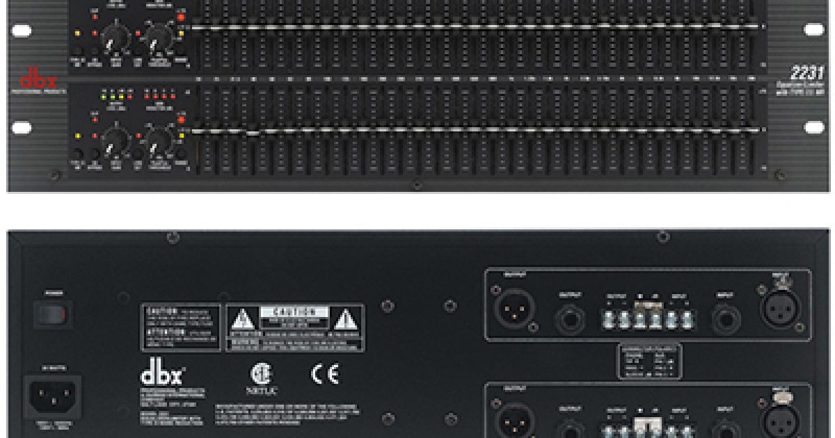 ACS Sound and Lighting | dbx 2231 Dual 31 Band EQ