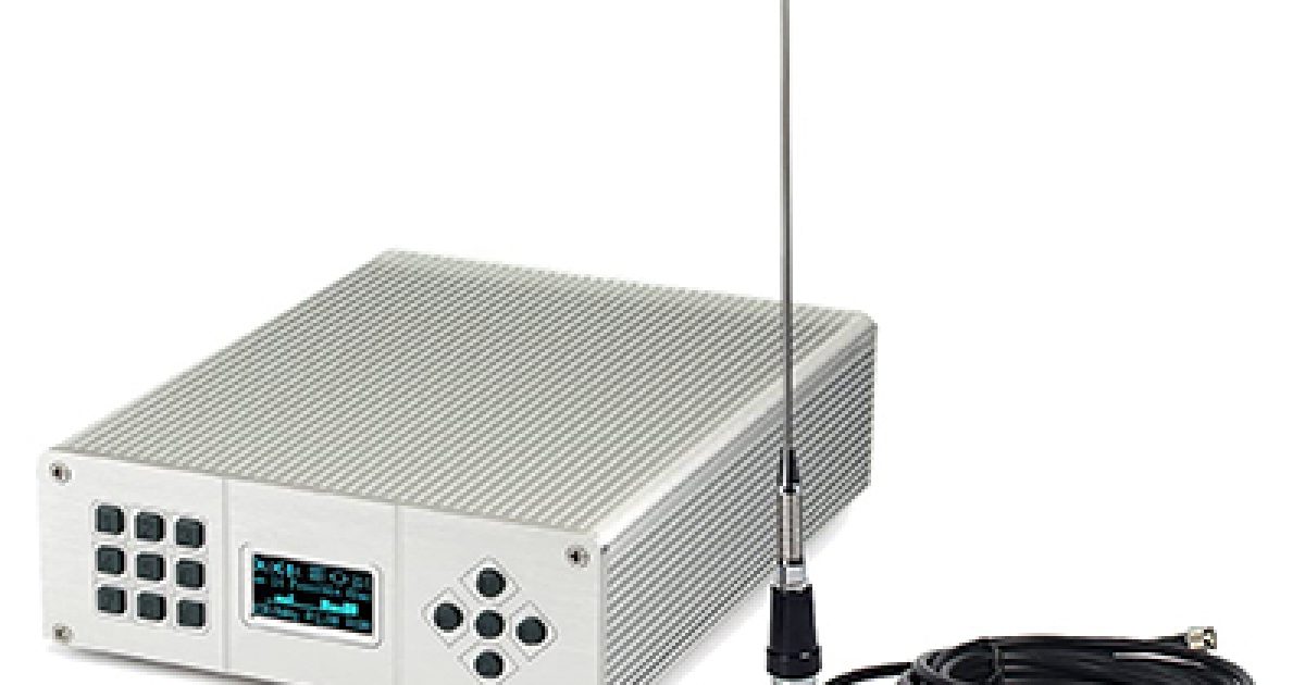 ACS Sound and Lighting | FM Broadcast Transmitter with Antenna - 25 Watt