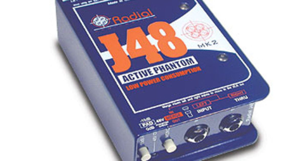 ACS Sound and Lighting | DI Radial J48 Active Direct Box